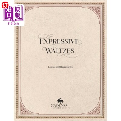 海外直订Expressive Waltzes 富有表现力的华尔兹