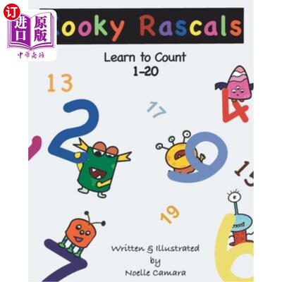 海外直订Kooky Rascals: Learn to Count 1-20 古怪的流氓：学会数1-20
