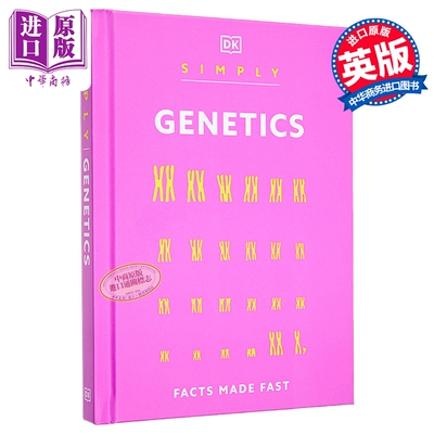 DK一分钟科学系列 遗传学 DK Simply Genetics Facts Made Fast 英文原版 科普与科学通识 简单遗传学 生命蓝图的入门读物