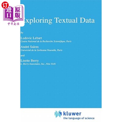 海外直订Exploring Textual Data 探索文本数据