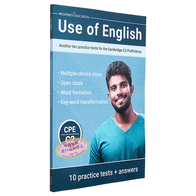 预售 Use of English practice tests Cambridge C2 Proficiency 2023英语运用剑桥CPE考试C2等级额外10套模拟练习测试【中商原版?