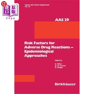 海外直订医药图书Risk Factors for Adverse Drug Reactions -- Epidemiological Approaches 药物不良反应的危险因素——流