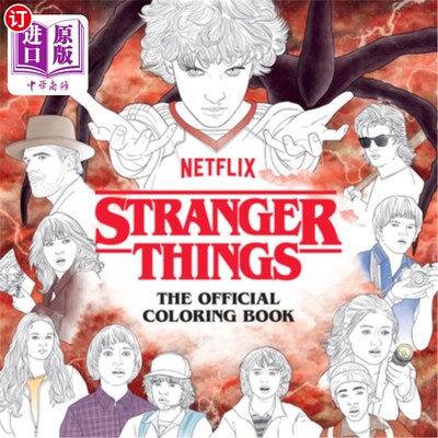 海外直订Stranger Things: The Official Coloring Book 《怪奇物语:官方涂色书