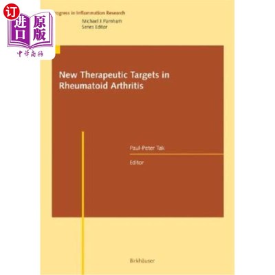海外直订医药图书New Therapeutic Targets in Rheumatoid Arthritis 类风湿性关节炎的新治疗靶点