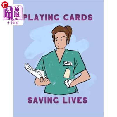 海外直订医药图书Playing Cards And Saving Lives: Sarcastic Adult Coloring Book For Registered Nur 扑克牌与拯救生命：
