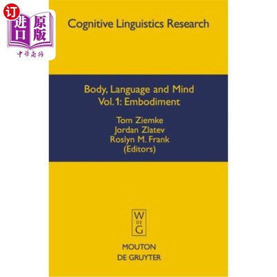 海外直订Body, Language and Mind: Volume 1: Embodiment 身体、语言和思维：第1卷：化身