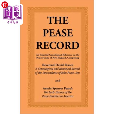 海外直订The Pease Record 请记录