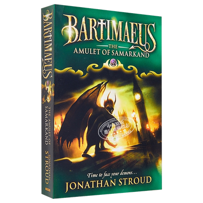 预售 撒玛坎护身符 巴特伊麦阿斯三部曲之一  英文原版 The Amulet of Samarkand Jonathan Stroud【中商原版】