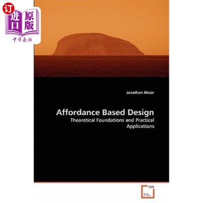海外直订Affordance Based Design 基于负担的设计