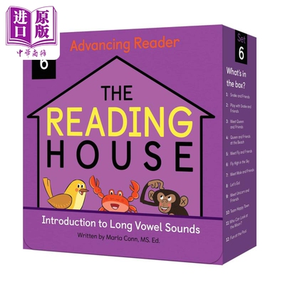 现货 The Reading House Set 6 Intro Long Vowel 阅读小房子6级 英文原版 儿童绘本 分级阅读 Marla Conn 4-8岁【中商原版】