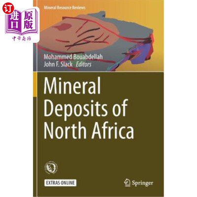 海外直订Mineral Deposits of North Africa 北非的矿藏