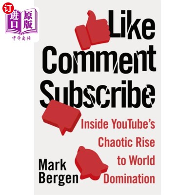 海外直订Like, Comment, Subscribe 点赞，评论，订阅