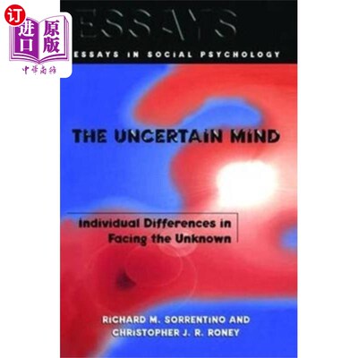 海外直订医药图书Uncertain Mind 不确定的想法