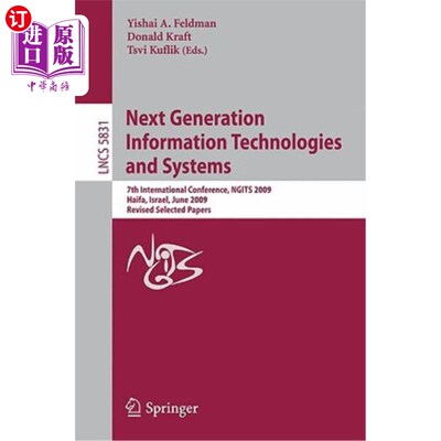 海外直订Next Generation Information Technologies and Systems: 7th International Conferen 下一代信息技术和系统:第7届
