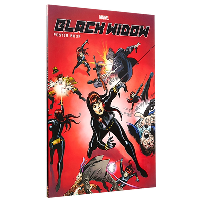 现货 黑寡妇海报书 Black Widow Poster Book 英文原版书 漫威 【中商原版】
