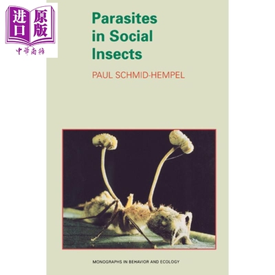 预售 社会昆虫中的寄生虫 Parasites in Social Insects 英文原版 Paul Schmid-Hempel【中商原版】