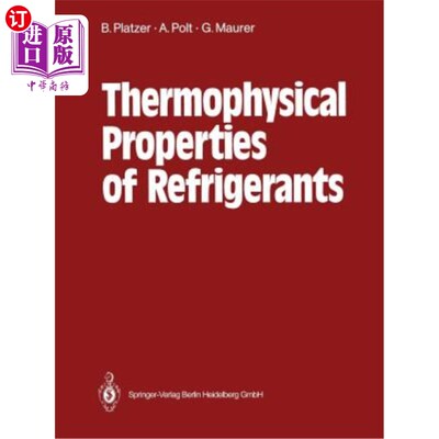 海外直订Thermophysical Properties of Refrigerants 制冷剂的热物理性质