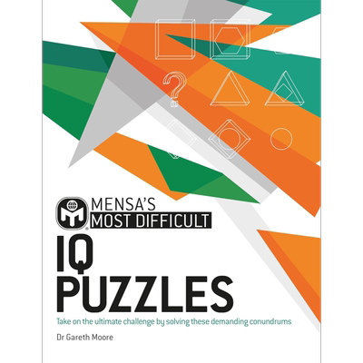 门萨智商难题 英文原版 Mensas Most Difficult IQ Puzzles Gareth Moore 智商测试 益智游戏 思维锻炼【中商原版】