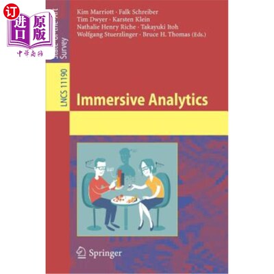 海外直订Immersive Analytics 沉浸式分析