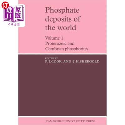 海外直订Phosphate Deposits of the World: Volume 1: Proterozoic and Cambrian Phosphorites 世界磷矿：第1卷：元古代和