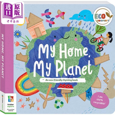 现货 生态放大镜 我的家园 Eco Zoomers My Home My Planet 英文原版 儿童科普纸板书 少儿知识百科图画书 进口绘本【中商原版】
