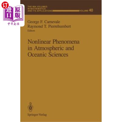 海外直订Nonlinear Phenomena in Atmospheric and Oceanic Sciences 大气和海洋科学中的非线性现象
