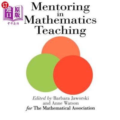 海外直订Mentoring in Mathematics Teaching 数学教学中的导师制