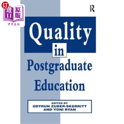 海外直订Quality in Postgraduate Education 研究生教育质量
