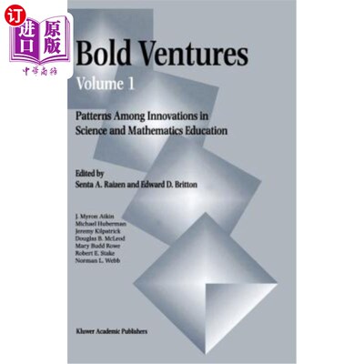 海外直订Bold Ventures - Volume 1: Patterns Among Innovations in Science and Mathematics  大胆的冒险-第1卷:在科学和