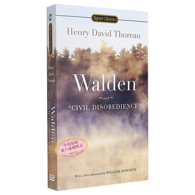 瓦尔登湖 150周年版 Walden and Civil Disobedience (150th Anniversary)  英文原版 Signet Classics 【中商原版】