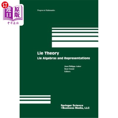 海外直订Lie Theory: Lie Algebras and Representations 李理论:李代数与表示