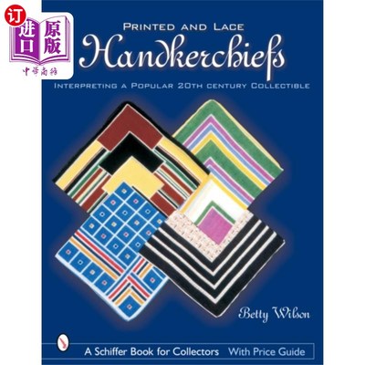 海外直订Printed & Lace Handkerchiefs 印花花边手帕