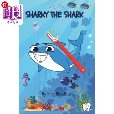 海外直订Sharky The Shark: shark 鲨鱼：鲨鱼