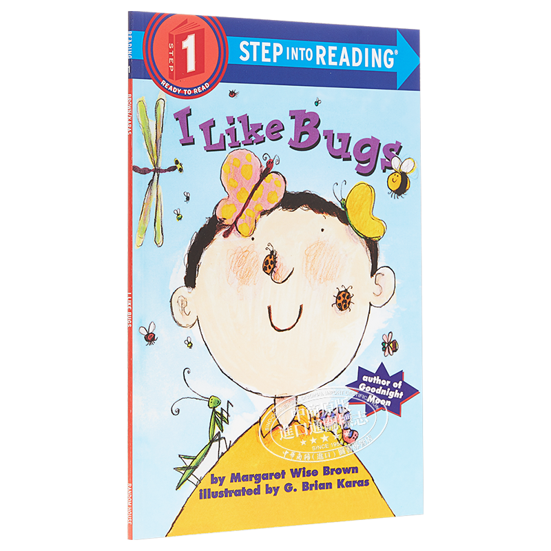 现货 Step Into Reading1：I Like Bugs阅读进阶1级：我喜欢虫子儿童分级阅读英文原版 3-6岁【中商原版】_虎窝淘