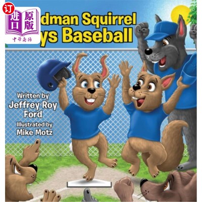 海外直订Steadman Squirrel Plays Baseball 松鼠斯蒂德曼打棒球
