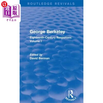 海外直订George Berkeley (Routledge Revivals) 乔治·伯克利(劳特利奇复兴出版社)