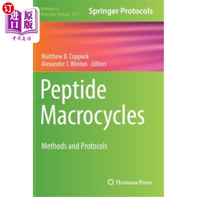 海外直订Peptide Macrocycles: Methods and Protocols 肽大环:方法和协议