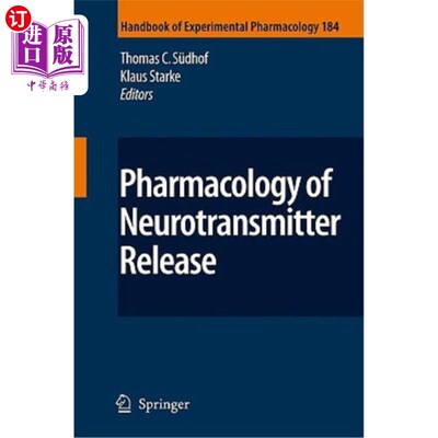 海外直订医药图书Pharmacology of Neurotransmitter Release 神经递质释放药理学