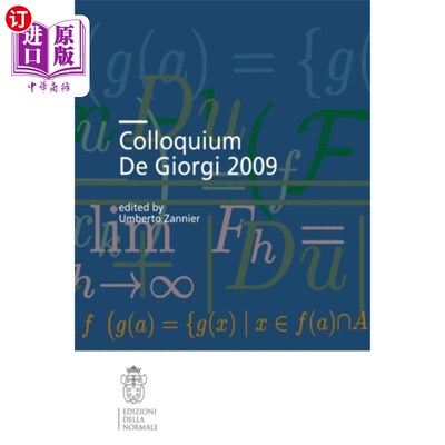 海外直订Colloquium De Giorgi 2009 2009年乔治学术研讨会