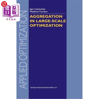 海外直订Aggregation in Large-Scale Optimization 大规模优化中的聚集