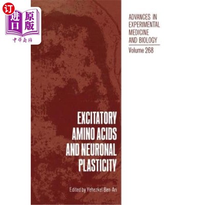 海外直订医药图书Excitatory Amino Acids and Neuronal Plasticity 兴奋性氨基酸与神经元可塑性