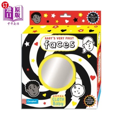 海外直订Baby's Very First Cloth Book: Faces 宝宝的第一本布书:脸