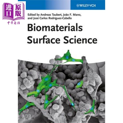 现货 生物材料表面科学 Biomaterials Surface Science Andreas Taubert 英文原版【中商原版】wiley
