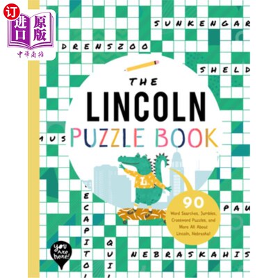 海外直订The Lincoln Puzzle Book: 90 Word Searches, Jumbles, Crossword Puzzles, and More  林肯拼图书:90个单词搜索，