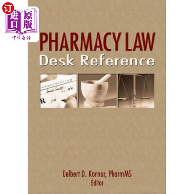 海外直订医药图书Pharmacy Law Desk Reference 药房法律咨询处参考