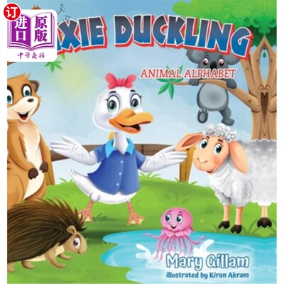 海外直订Dixie Duckling: Animal Alphabet 迪克西小鸭：动物字母表