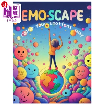 海外直订Emo-Scape: Color Your Emotions Away emoo - scape：把你的情绪涂上颜色