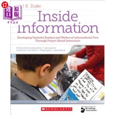 海外直订Inside Information: Developing Powerful Readers and Writers of Informational Tex 内部信息:通过项目指导培养