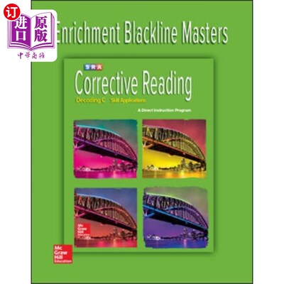 海外直订Corrective Reading Decoding Level C, Enrichment ... 纠正阅读解码C级，浓缩黑线大师