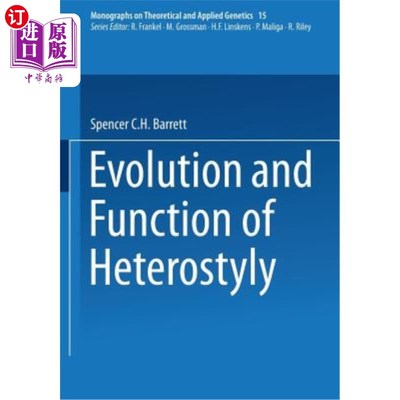 海外直订Evolution and Function of Heterostyly 杂种优势的进化与功能